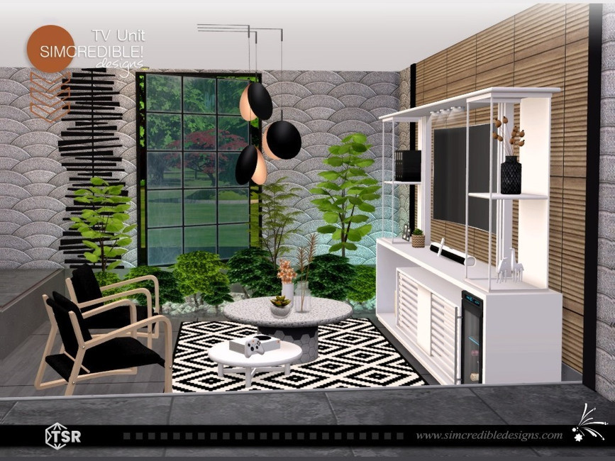 The Sims Resource - Naturalis TV Unit