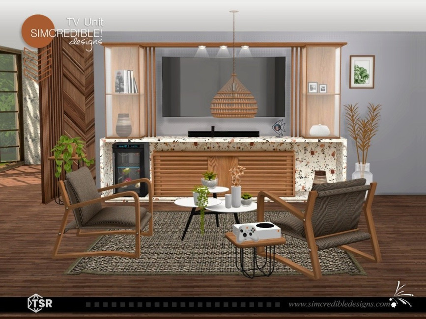 The Sims Resource - Naturalis TV Unit [Patreon]