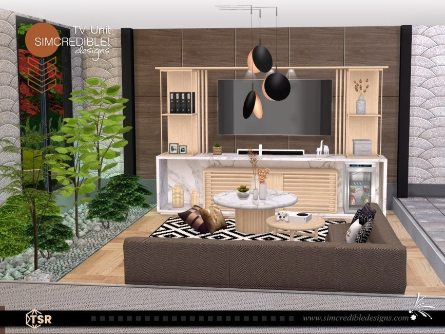 The Sims Resource - Naturalis TV Unit [Patreon]