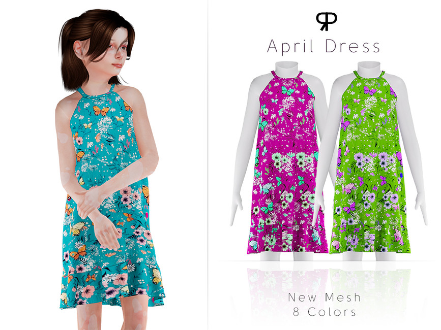 The Sims Resource - April Dress