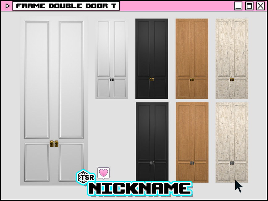 The Sims Resource - frame double door T
