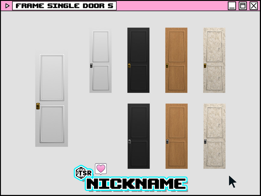 The Sims Resource - frame single door S
