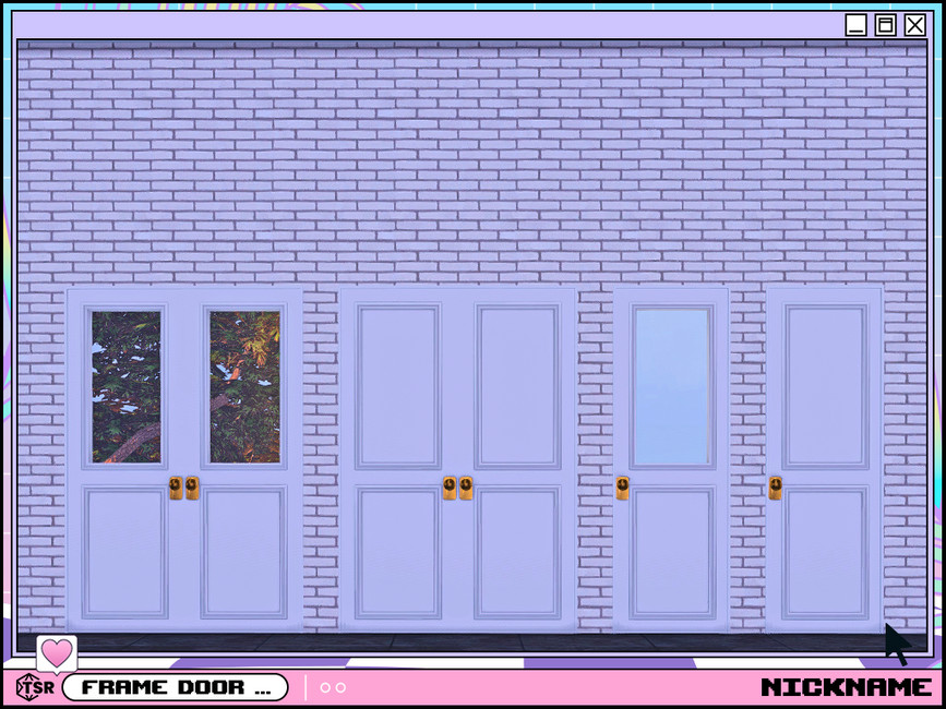The Sims Resource - frame door set