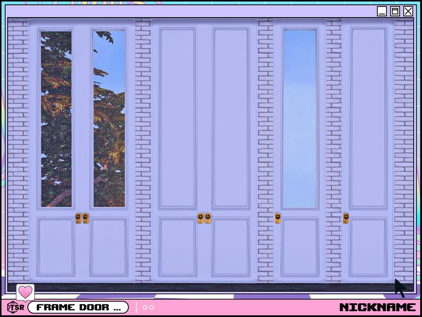 The Sims Resource - frame door set