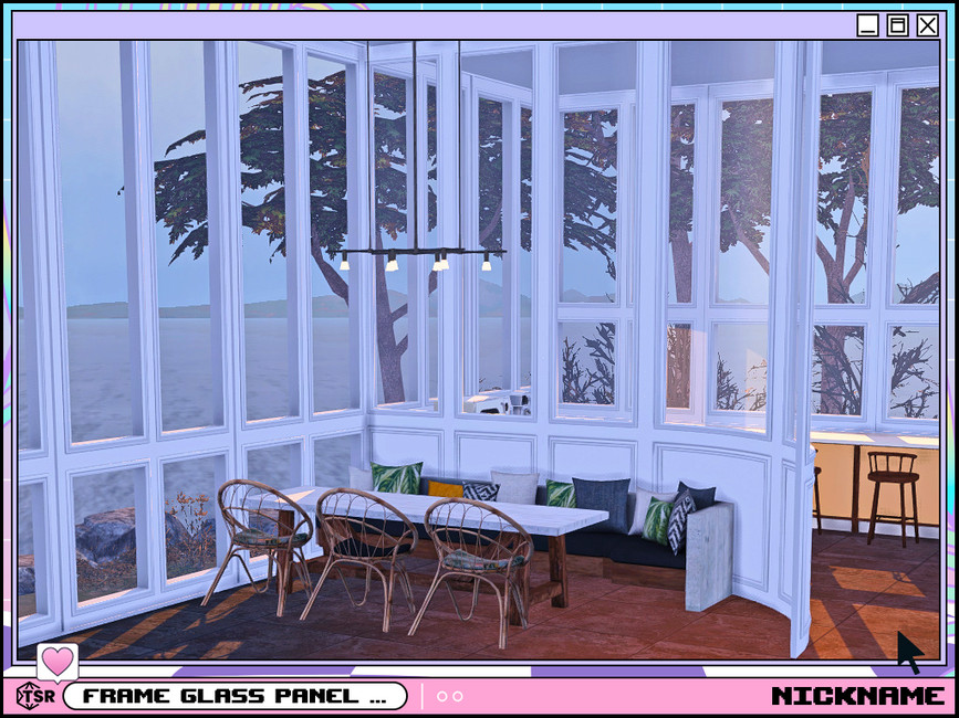 The Sims Resource - frame glass panel set