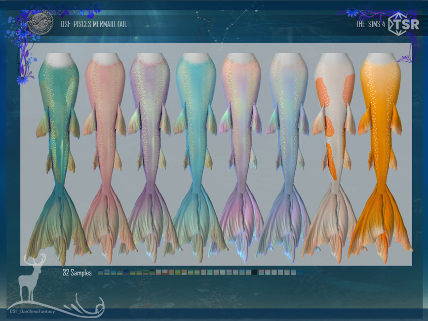The Sims Resource - PISCES MERMAID TAIL