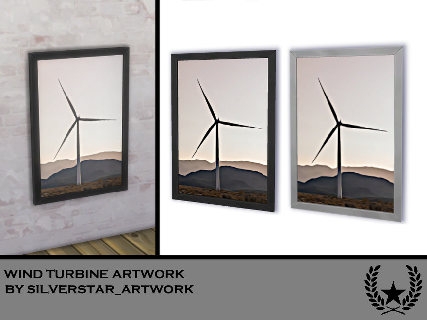 The Sims Resource - Wind Turbine Artwork