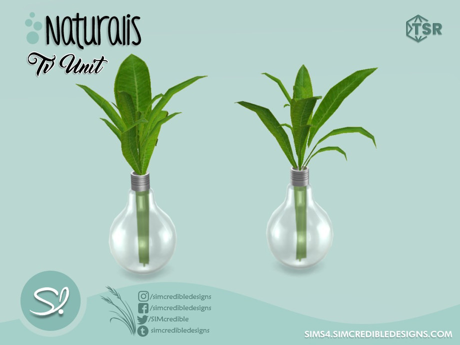 The Sims Resource - Naturalis TV Unit Plant bulb