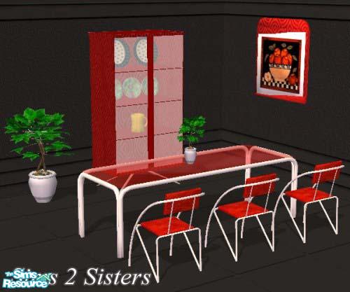 The Sims Resource - S2S Dining set 'Jana' recolor