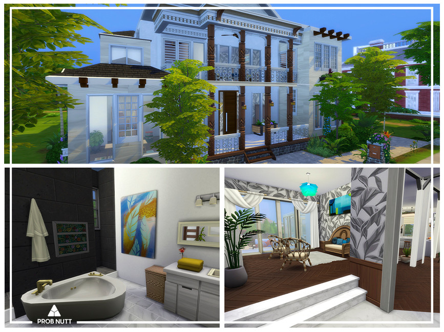 The Sims Resource - Capri Family Home | NO CC