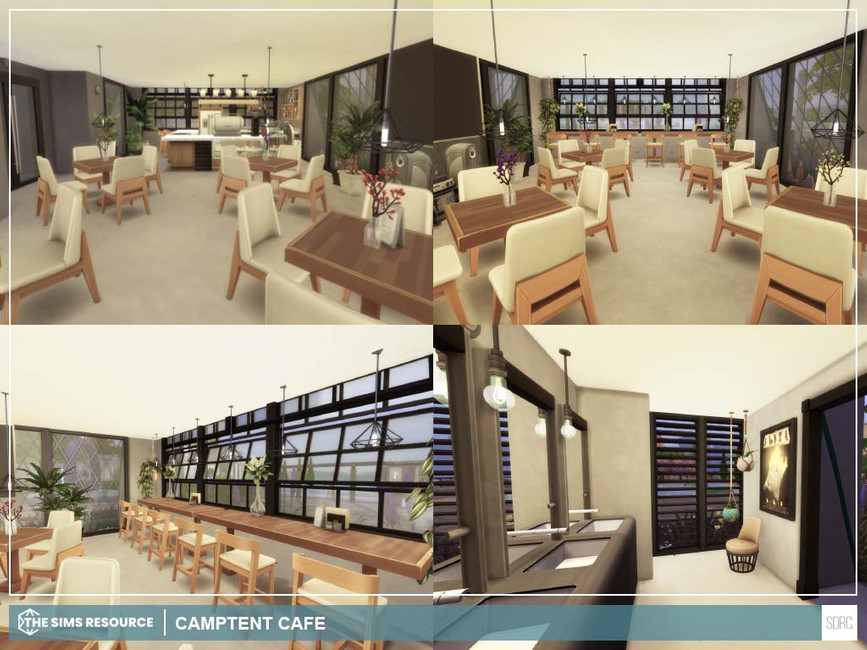 The Sims Resource - Camptent Cafe NoCC