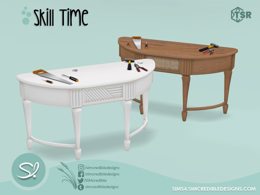 The Sims Resource - Skill Time - DIY Woodworking table 2