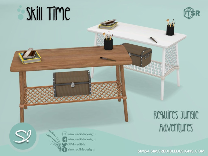 The Sims Resource - Skill Time - DIY Archeology Table 1