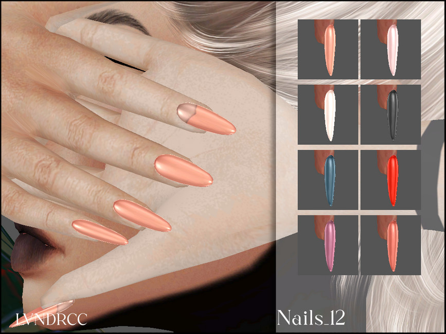 The Sims Resource - Nails_12