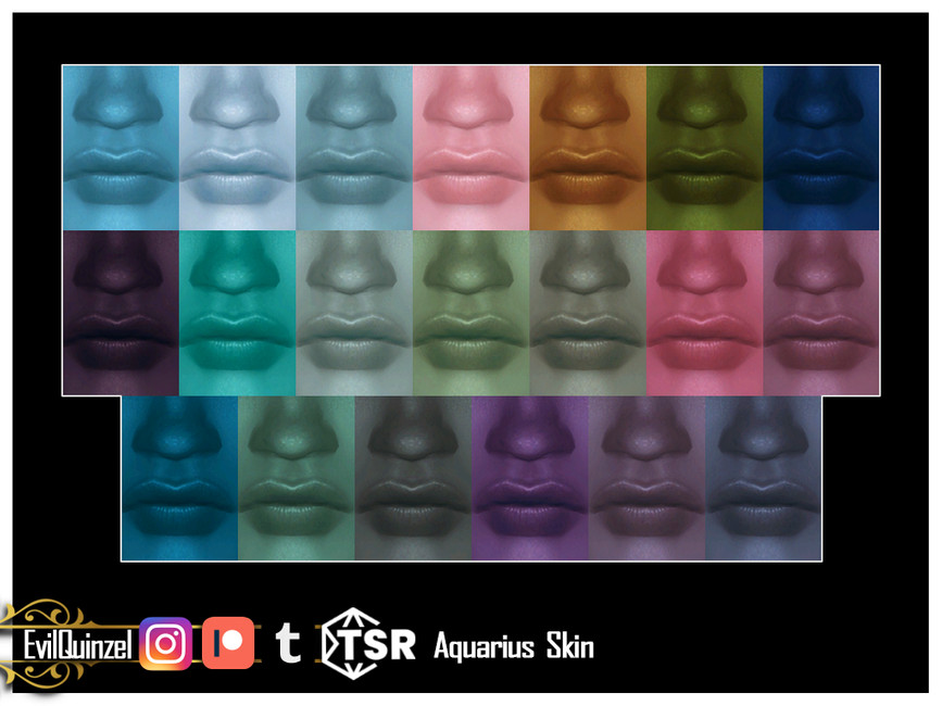 The Sims Resource - Aquarius Skin