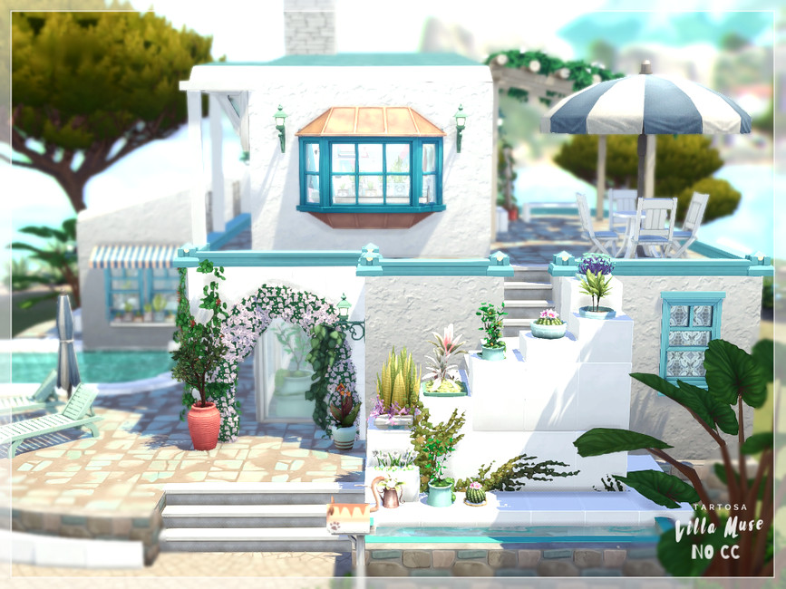 The Sims Resource - Villa Muse No CC Lot