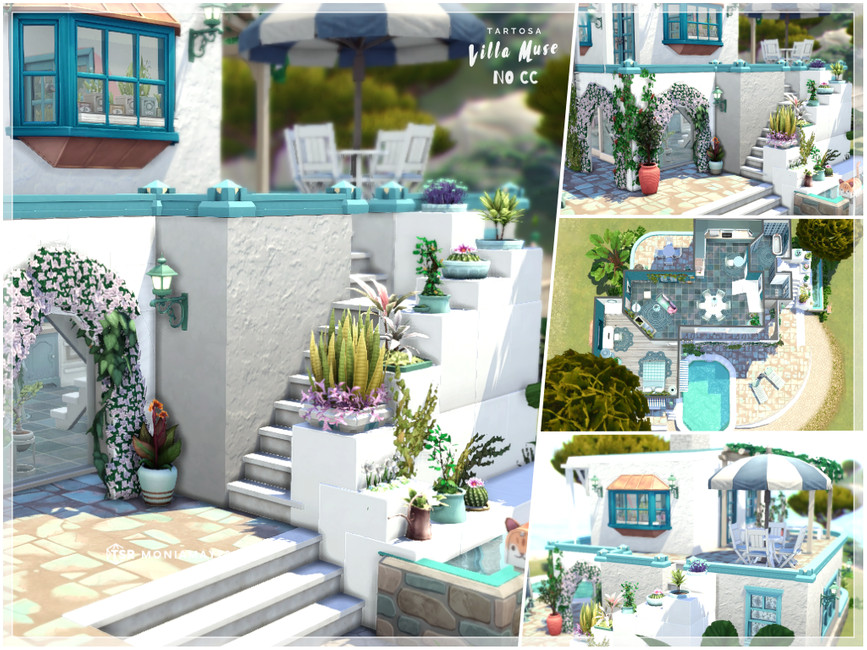 The Sims Resource - Villa Muse No CC Lot