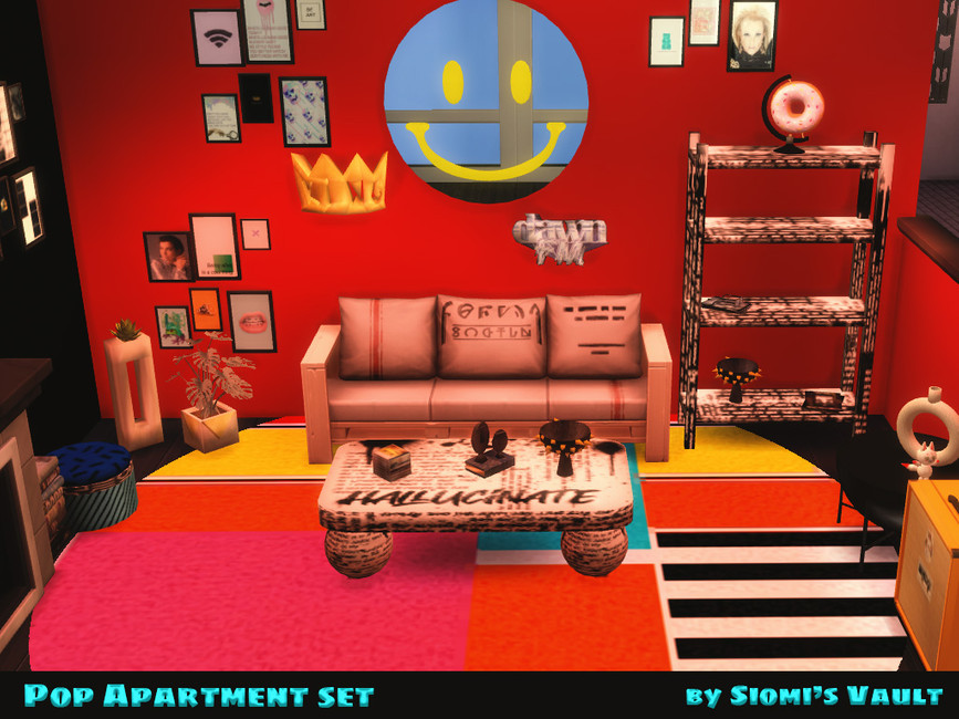 The Sims Resource - Pop apartment set