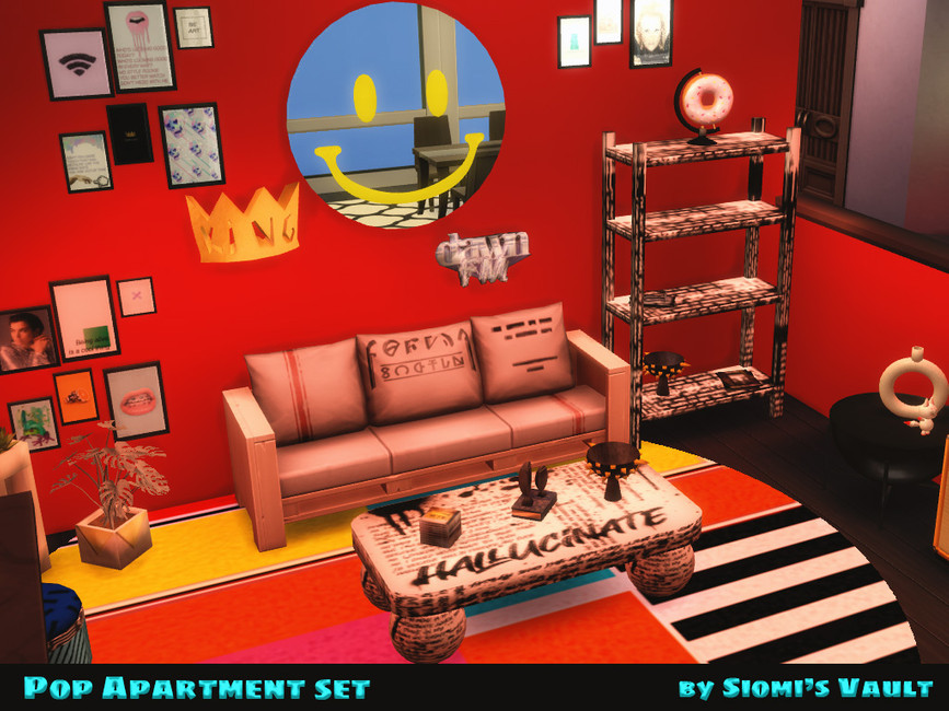 The Sims Resource - Pop apartment set