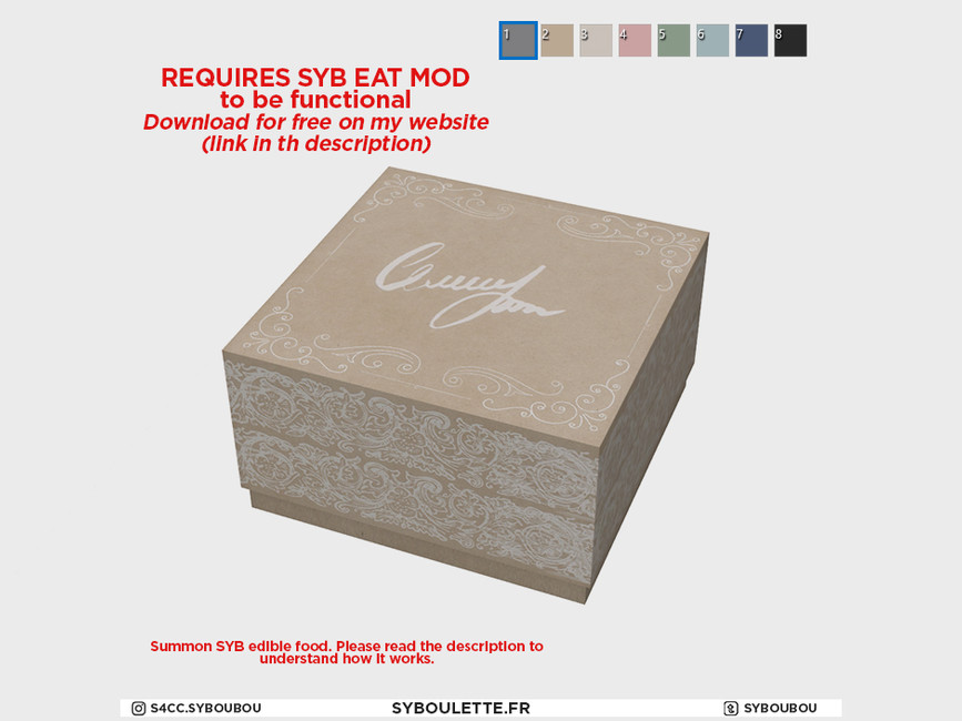 The Sims Resource - Boulangerie - Bakery box