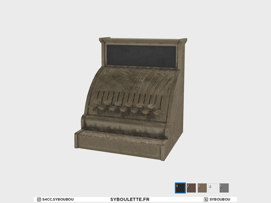 The Sims Resource - Boulangerie - Antique cash Register