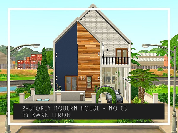 The Sims Resource | 2-storey Modern House