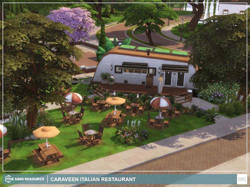 The Sims Resource - Caraveen Italian Restaurant NoCC