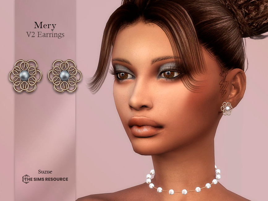 The Sims Resource - Mery Earrings