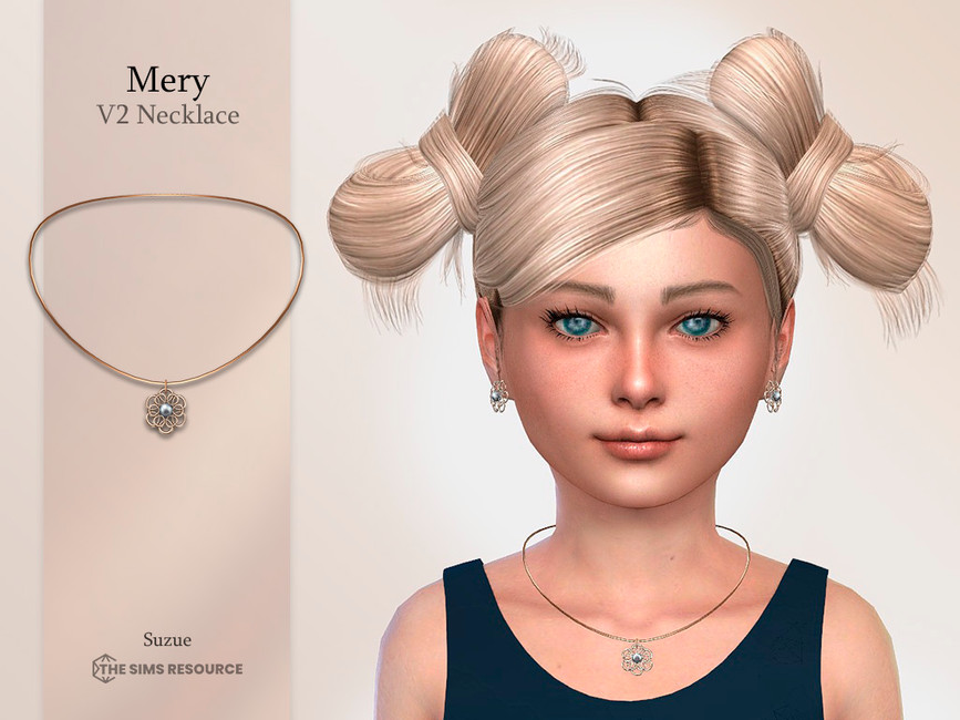 The Sims Resource - Mery Necklace Child