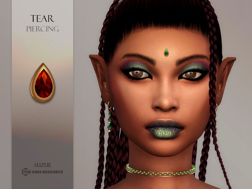 The Sims Resource - Tear Piercing