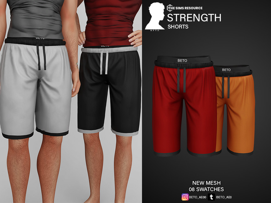 The Sims Resource - Strength (Shorts)
