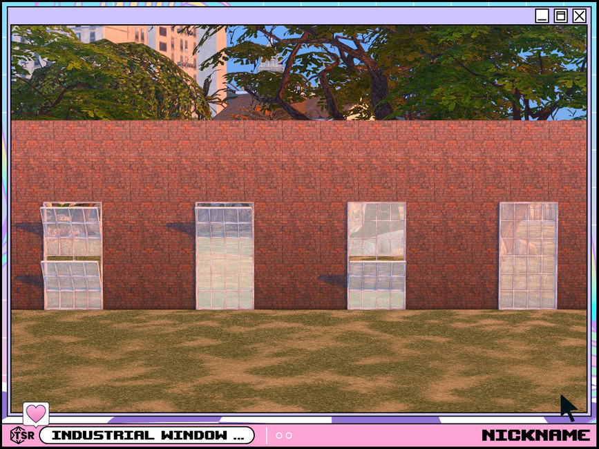 The Sims Resource - industrial window 2 tile