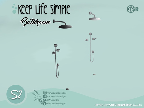 The Sims Resource - Keep life simple bathroom shower