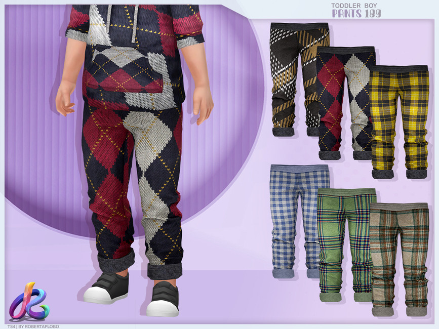 The Sims Resource - Toddler Boy Pants 189