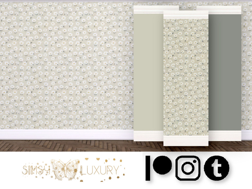 The Sims Resource - Set #7 - Wallpaper #1