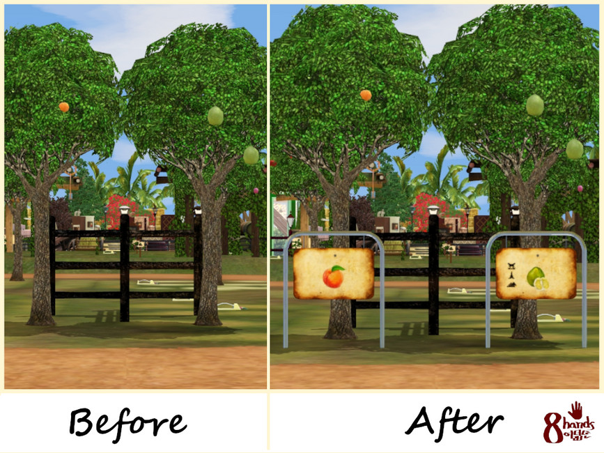 The Sims Resource - Large Garden Signs (Set)