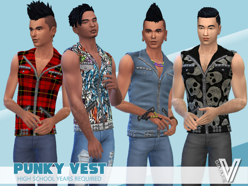 The Sims Resource - Punky Vest