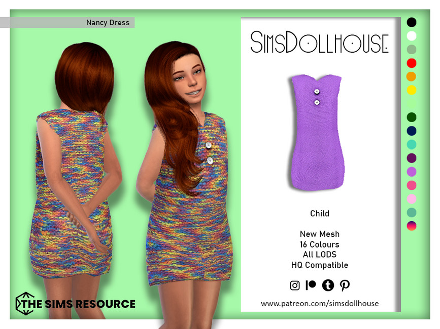 The Sims Resource - Nancy Dress