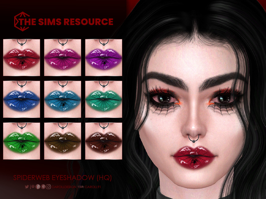 The Sims Resource - Spiderweb Lip Gloss (HQ)