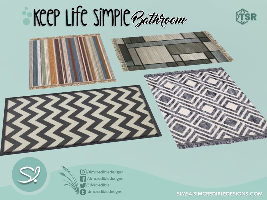 The Sims Resource - Keep Life simple bathroom rug