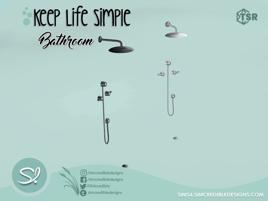 The Sims Resource - Keep life simple bathroom shower