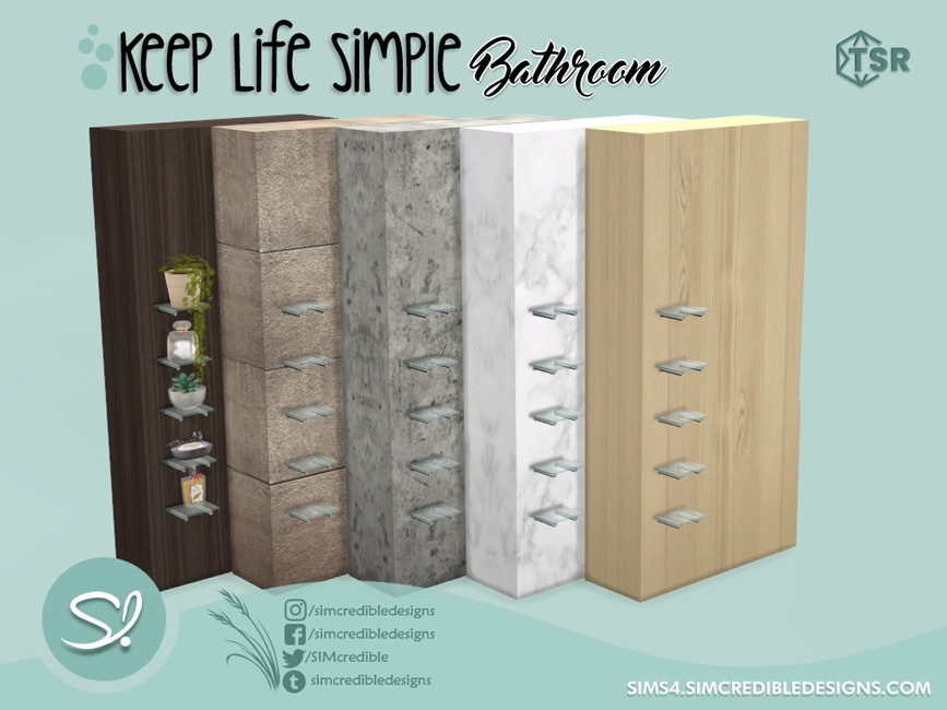 The Sims Resource - Keep life simple bathroom separator