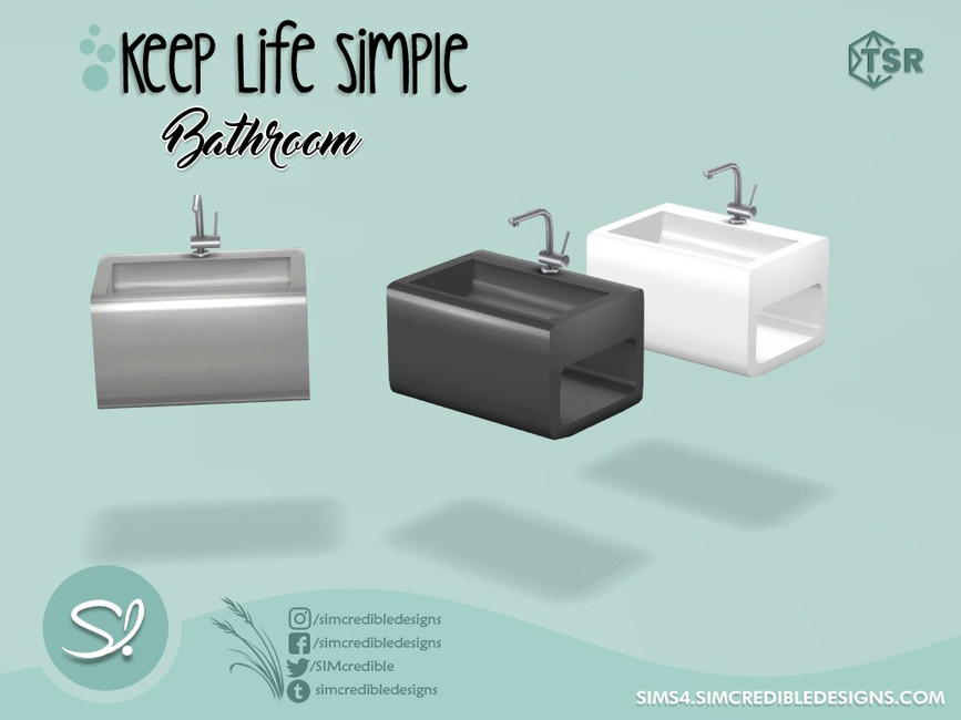 The Sims Resource - Keep Life Simple bathroom sink