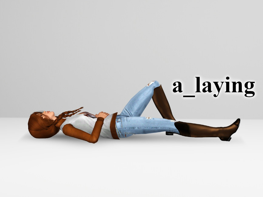 The Sims Resource - Laying in the Stables posepack