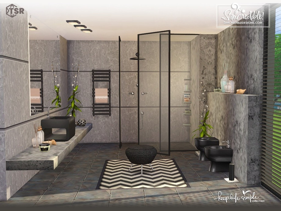 The Sims Resource - Keep Life simple Bathroom glass divider