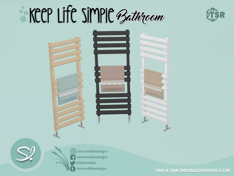 The Sims Resource - Keep Life Simple bathroom wall towel