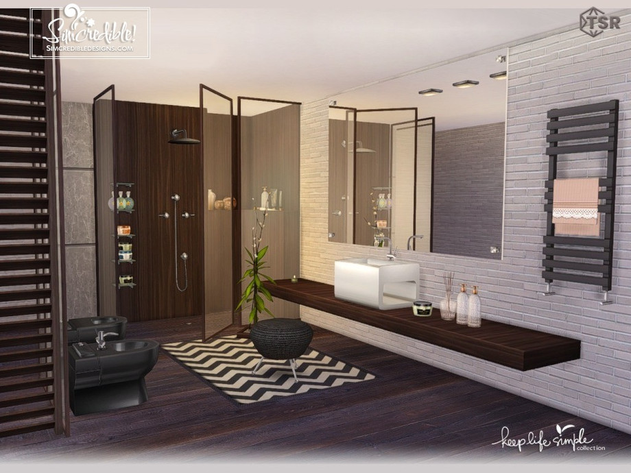 The Sims Resource - Keep Life Simple bathroom wall towel