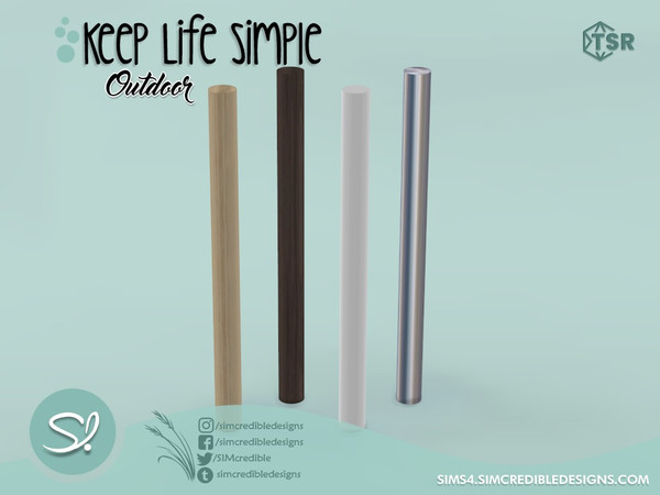 The Sims Resource - Keep life simple outdoor Column