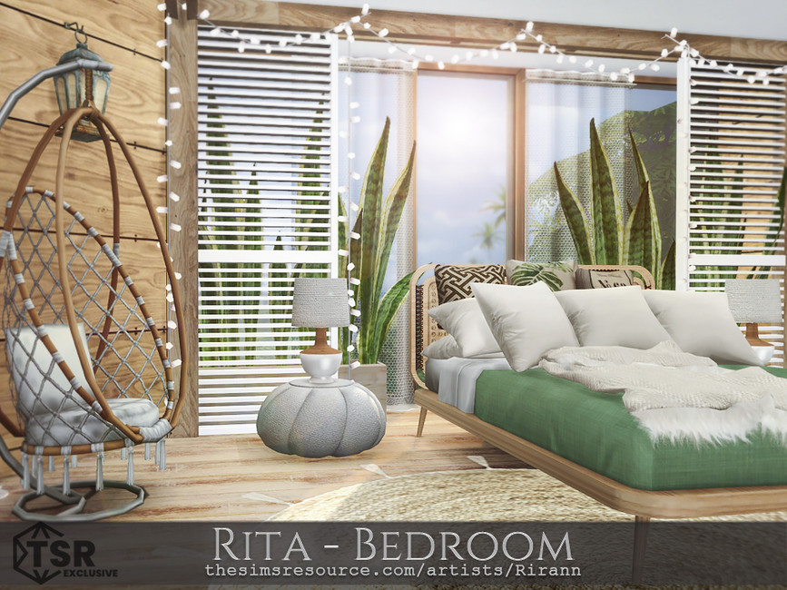 The Sims Resource - Rita - Bedroom - TSR CC Only