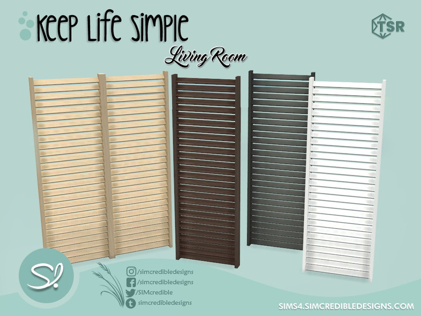 The Sims Resource - Keep Life Simple Living Separator